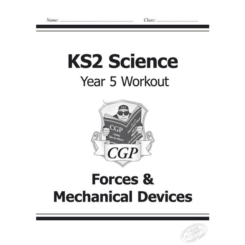 英国原版CGP KS2 Science Year 5 Workout小学科学锻炼包5年级4册套装繁衍材料太空力学大音_虎窝淘