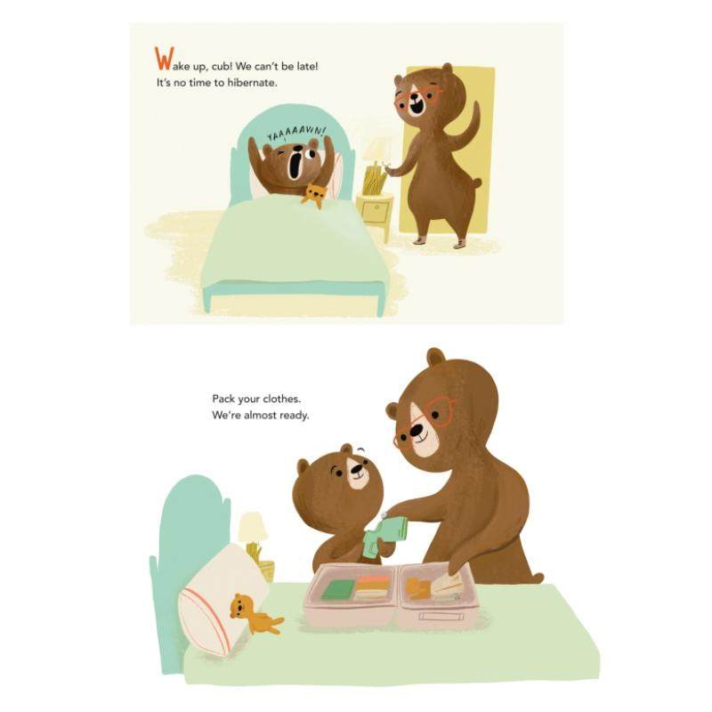 满载熊熊的航班 Sam Wedelich Bearplane英文原版亲子绘本儿童动物故事图画书精装童书进口图书儿童读物大音_虎窝淘