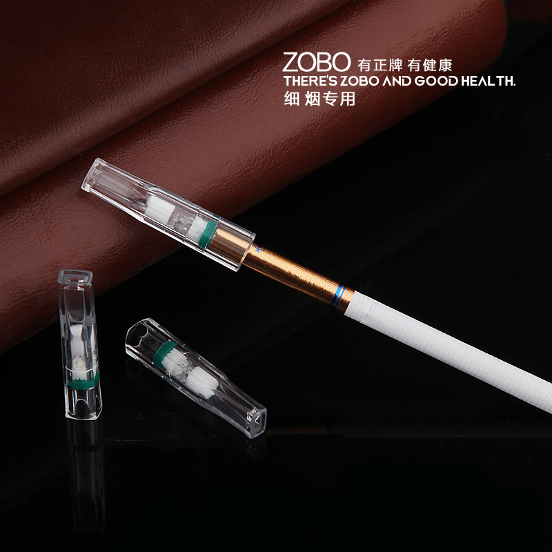 ZOBO正牌ZB-100一次性抛弃型过滤烟嘴三重高效过滤器女士细烟专用_虎窝淘