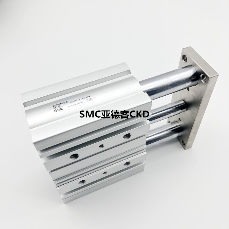 SMC导杆三轴气缸MGPL/MGPM12/16/20/25/32/40/50/63/80-100-125Z_虎窝淘