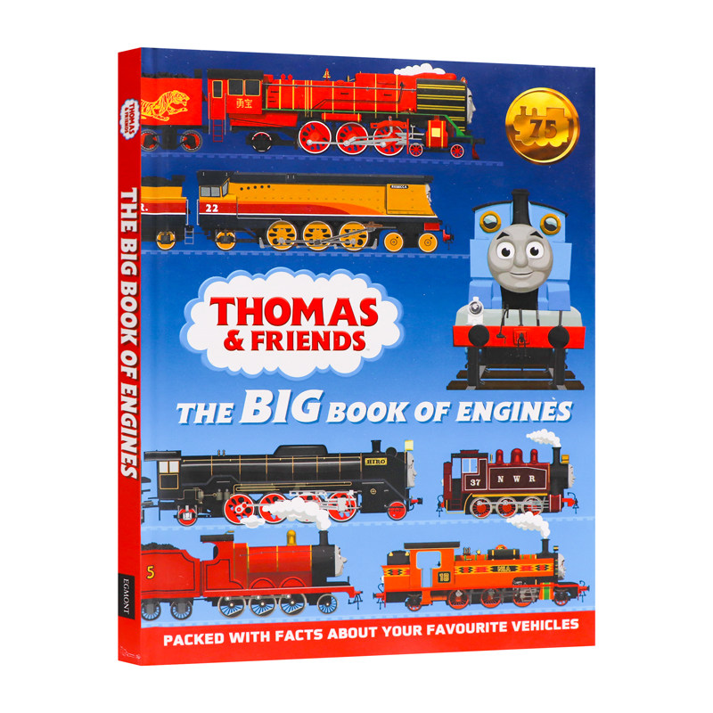 托马斯和朋友们 Thomas& Friends: The Big Book of Engines英文原版绘本精装 75周年纪念版_虎窝淘