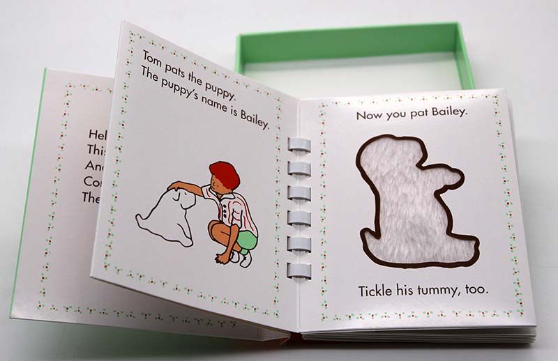 英文原版 pat the puppy（Pat the Bunny)拍拍小狗翻翻书触摸书全英文带插图拍拍小兔子系列典婴幼香味玩具书1-3-5岁 ...