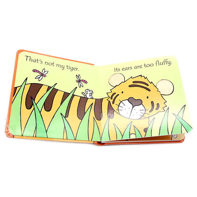 Usborne出品那不是我的小老虎 That's Not My Tiger英文原版绘本幼儿触觉认知绘本纸板触摸书宝宝英语启蒙亲子阅读 0-3岁_虎窝淘