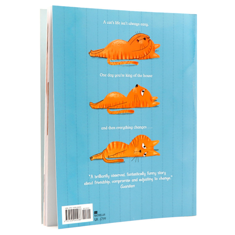 国王猫英文原版绘本 The King Cat儿童友谊情商培养绘本艺术培养图画故事书亲子睡前阅读读物水石图画书奖作者Marta Altes_虎窝淘