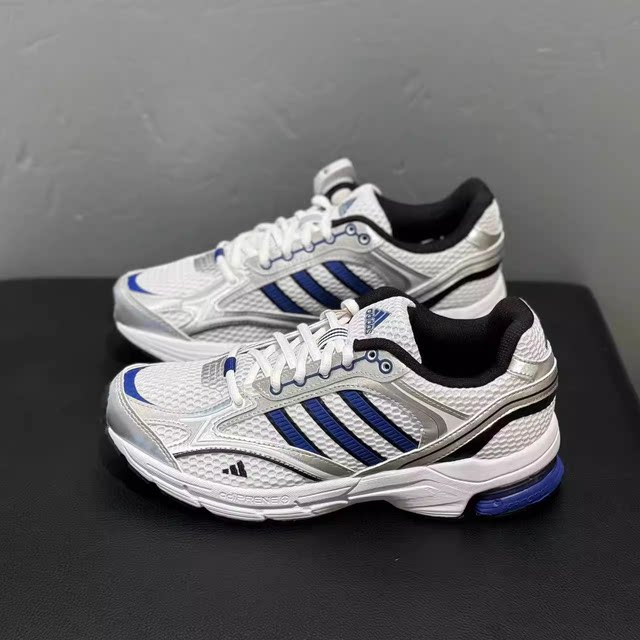 adidas men's shoes summer new blue trendy sneakers breathable retro dad ...