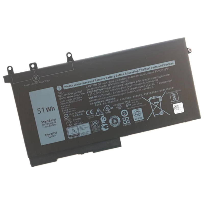 适用戴尔Latitude5280 5480 5580 5290 5490 93FTF笔记本电池51Wh_虎窝淘