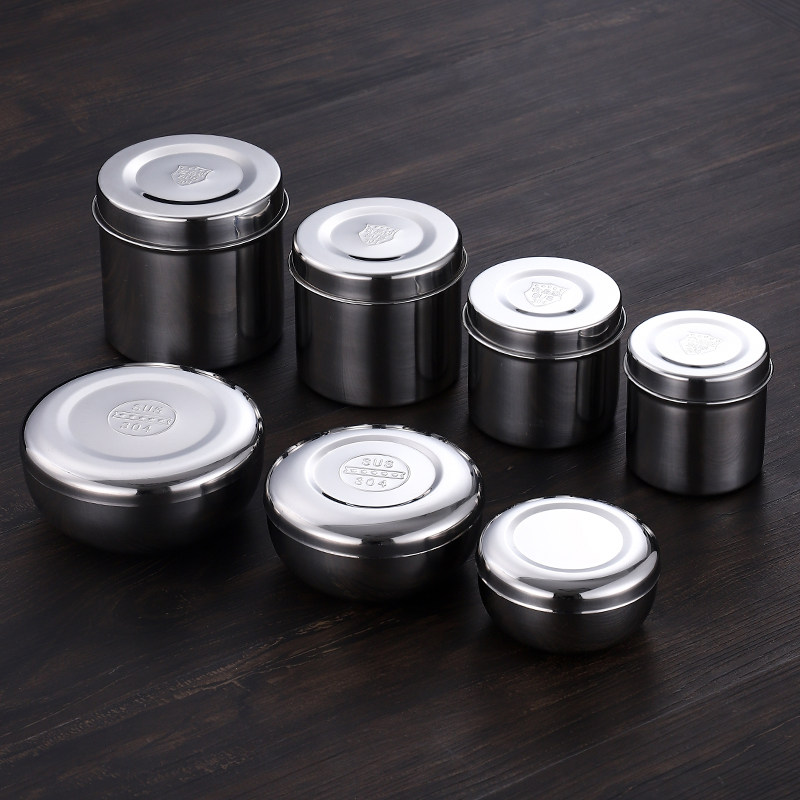 304不锈钢食品留样盒幼儿园学校留样盒食堂厨房留菜盒带盖正方形_虎窝淘