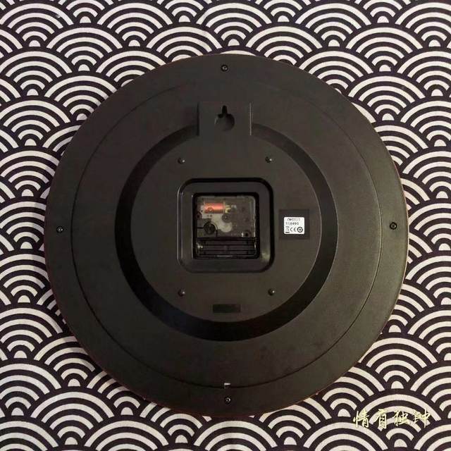 Japan RHYTHM Lisheng wall clock living room bedroom office atmospheric ...