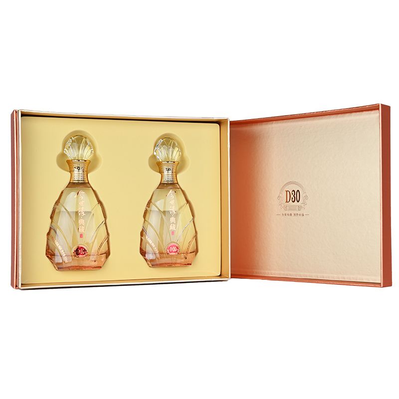 【官方正品】今世缘49度典藏D30礼盒装500ml*2瓶装白酒礼品盒送礼_虎窝淘