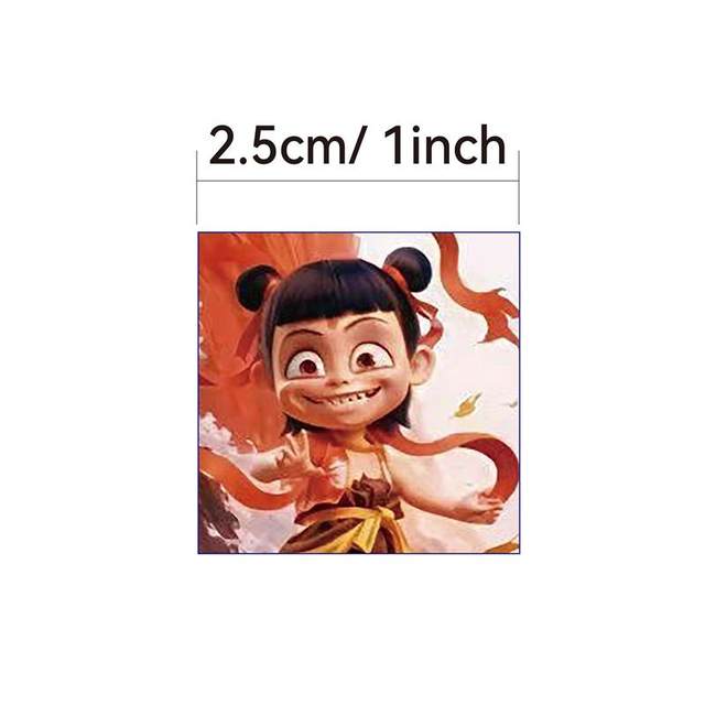 500 stickers/roll cartoon Nezha cartoon stickers children's toys ...