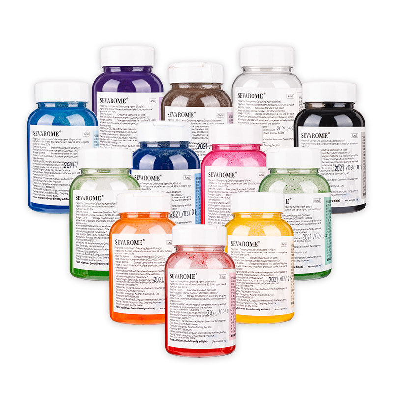 SEVAROME香法露烘焙食用色粉慕斯蛋糕喷砂淋面巧克力油性大红色淀_虎窝淘