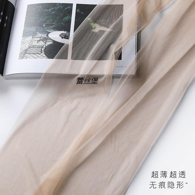 360 seamless stockings ultra-thin 0D transparent low-waisted one-piece ...