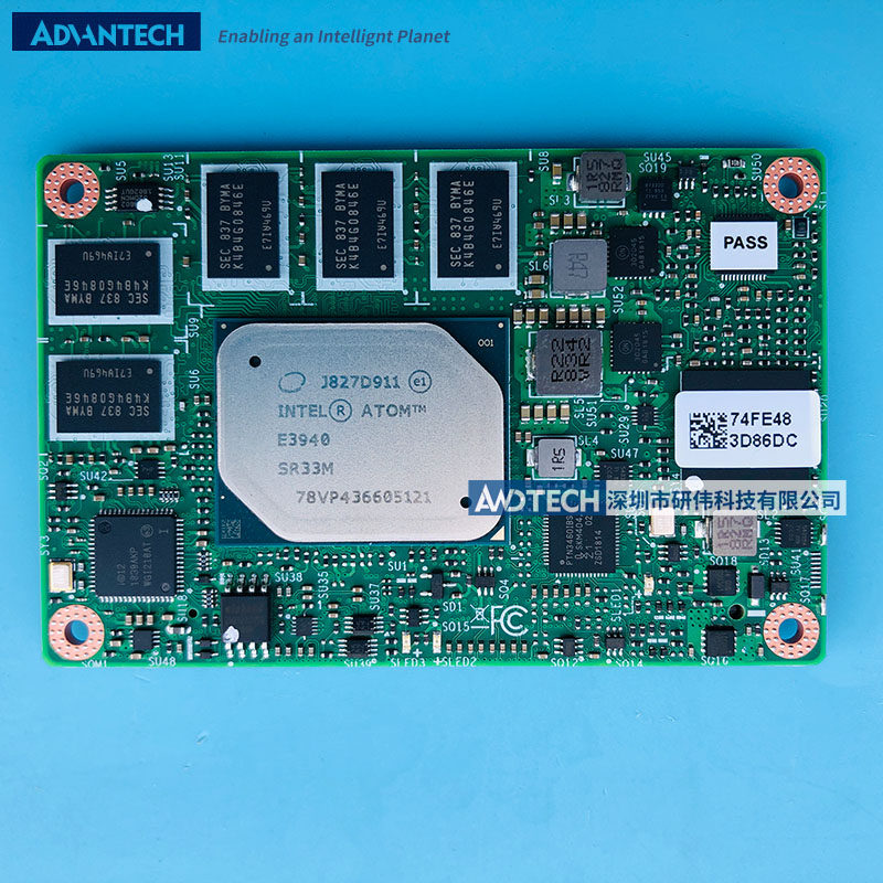 全新研华SOM-7569BC0XC-S3B1嵌入式电脑Type 10迷你主板X5-E3930_虎窝淘