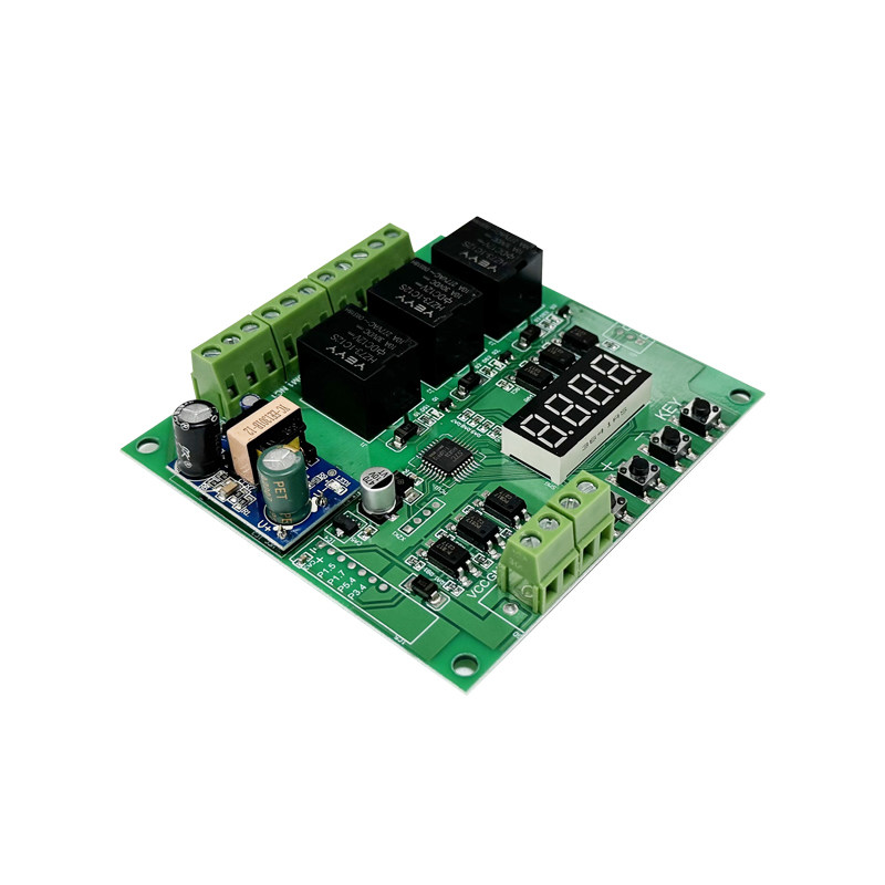 3三路可编程时间继电器定时触发断电延时定时自锁时序开关控制器_虎窝淘