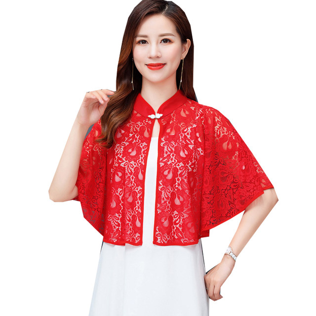 Cheongsam dress outside the kainella female summer lace small wrap ...