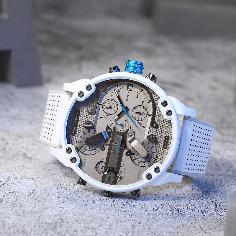 [官方正品]Diesel迪赛手表男超大表盘皮带潮流迪赛运动表DZ7419_虎窝淘