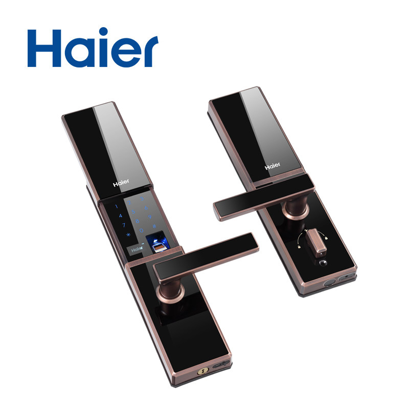 Haier/海尔指纹锁家用防盗门锁木门锁智能锁密码锁HL-31PF3升级款_虎窝淘