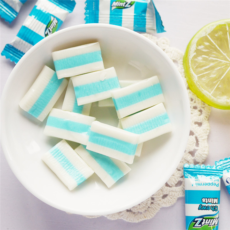 印尼进口MintZ双重薄荷味软糖460g罐装清凉糖约会零食MINT薄荷糖_虎窝淘