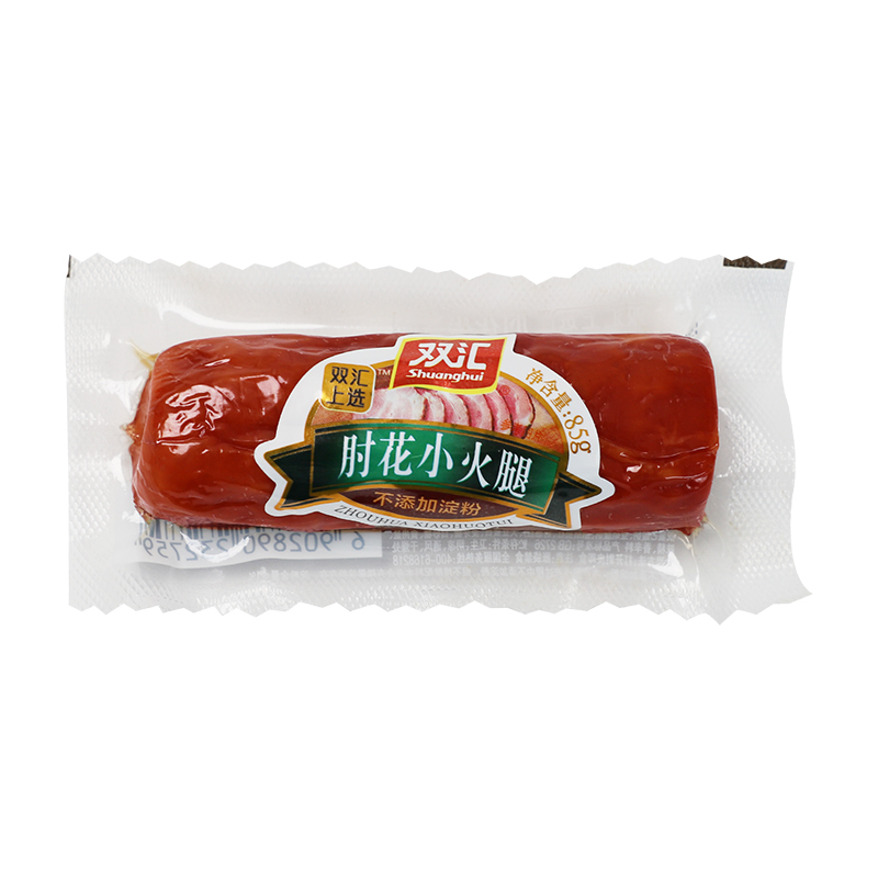 68元任选8件双汇肘花小火腿香肠午餐肉85g炒菜凉拌肉肠火腿_虎窝淘