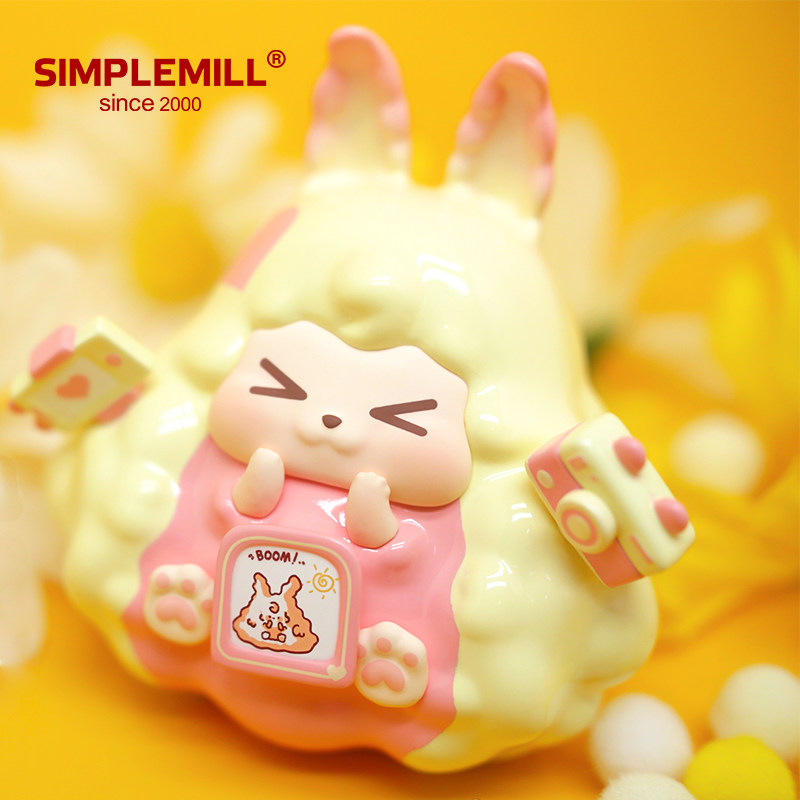 正版包邮KIKI-Rabbit啾咪福气盲盒确认款招财嘿粉联名可爱潮玩具_虎窝淘