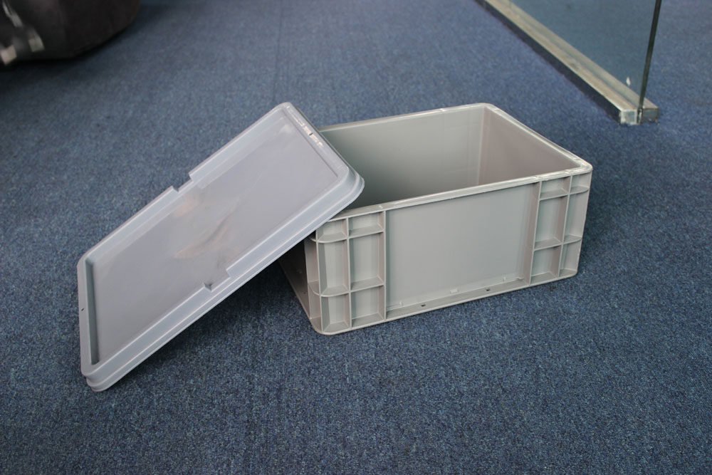 4311物流箱400*300*120胶箱4322汽配箱4328灰色400*300*230_虎窝淘