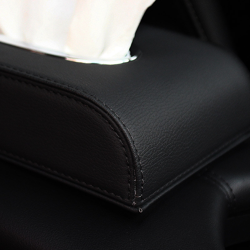 适用凯迪拉克XT5/6 CT456 XT4 XTS ATSL纸巾盒车内饰座式抽纸盒包_虎窝淘