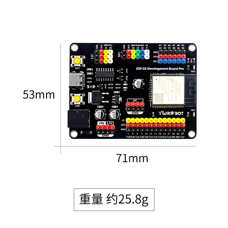 【YwRobot】ESP32开发板WIFI蓝牙拓展IO适用于Arduino送数据线_虎窝淘