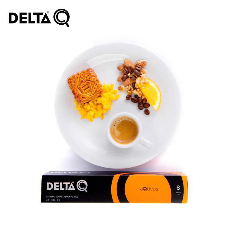 DELTA Q 8号葡萄牙进口纯咖啡现磨咖啡胶囊粒浓缩咖啡delta_虎窝淘