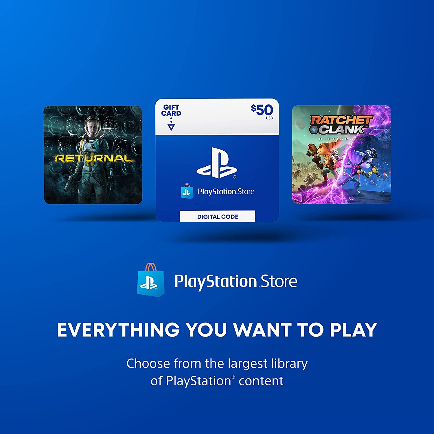 PlayStation美服充值点卡 PSN Plus 50美金 PS5 PSV US PS4 Store_虎窝淘