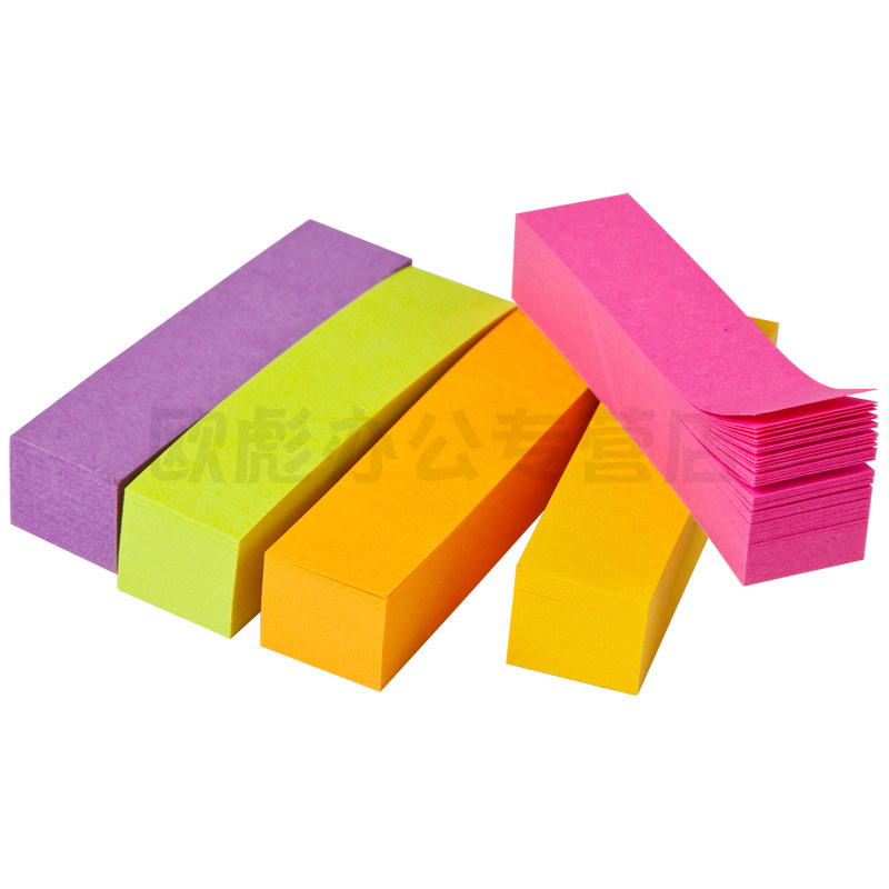 3M分类标签贴索引贴Post-it报事贴683-5CF抽取式荧光膜指示便签纸分页便利贴彩色创意留言条9CF可书写标记贴_虎窝淘