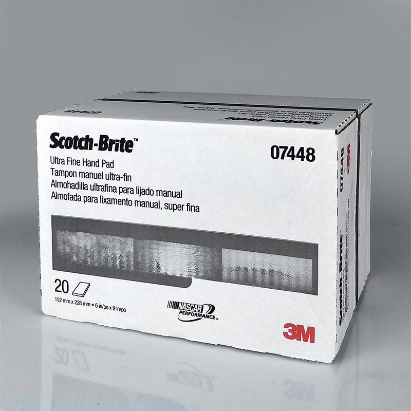 3m07448pro尼龙片清洁百洁布6*9擦拭布7448菜瓜布除锈拉丝1000目_虎窝淘
