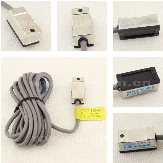 正品沪工CHIIB接近开关磁性开关 CS1-U气缸用传感器霍尔开关二线_虎窝淘