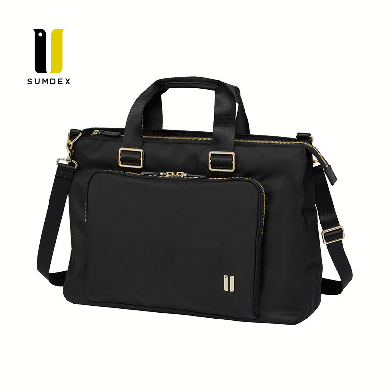 Sumdex森泰斯商务公文包女尼龙单肩包斜挎职业手提电脑14寸702_虎窝淘