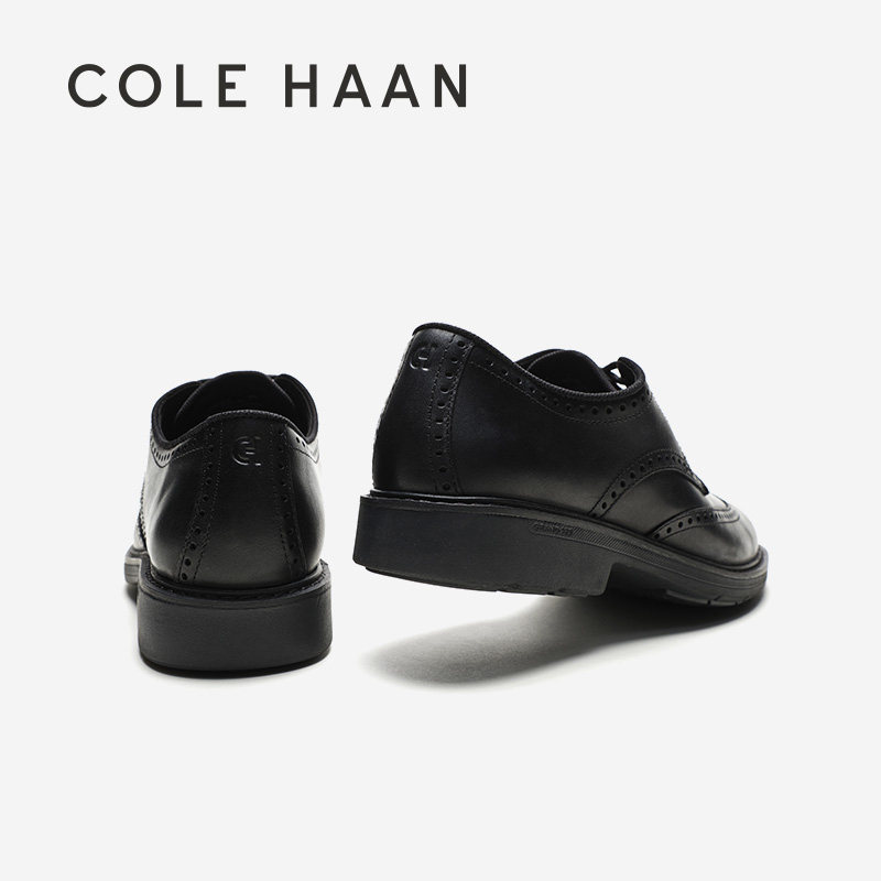 Cole Haan/歌涵男鞋牛津鞋 23春季新款布洛克德比鞋皮鞋男C34121_虎窝淘
