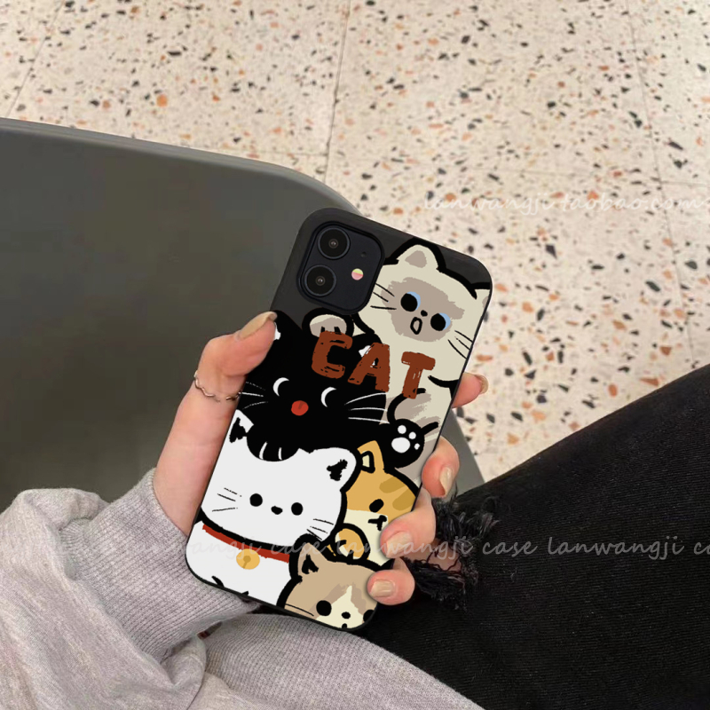 日系猫咪适用华为30PLUS荣耀畅玩20PRO手机壳9Av9小众67x软萌7c可爱8c_虎窝淘