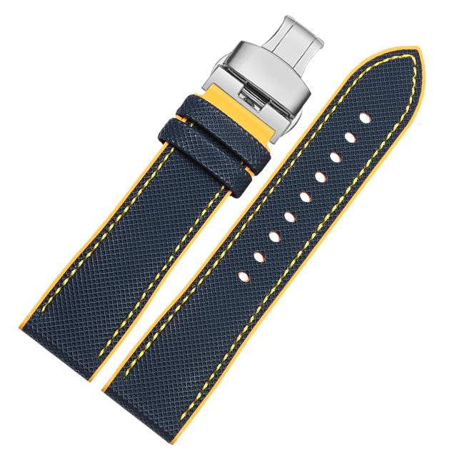 Suitable for Citizen Blue Angel watch strap silicone male Air Eagle 1st ...