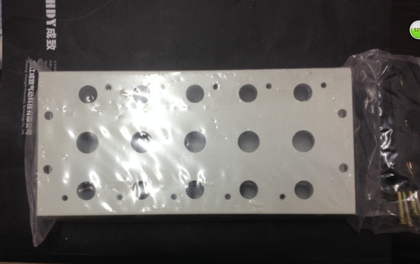 电磁阀底坐汇流板4V310-10 300M一位4.0 2F 3F 4F 5F 6F 7F 8F 9F_虎窝淘