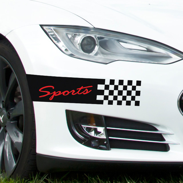 Car sticker sticker eyebrows sticker bumper decoration sticker hood car ...