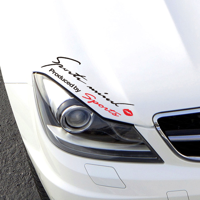Car sticker sticker eyebrows sticker bumper decoration sticker hood car ...