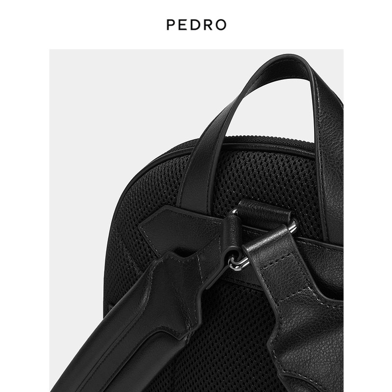 PEDRO大容量双肩包男士多功能书包休闲包拉链电脑包PM2-26320122_虎窝淘