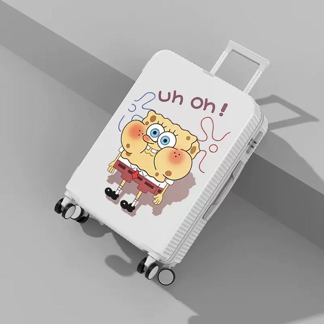 Student 24-inch cartoon password box Spongebob suitcase Patrick Star 18 ...