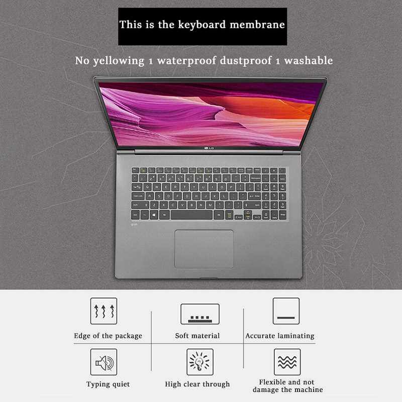 (3 Pcs)For LG Gram 15Z990 Laptop Keyboard Waterproof And Dus_虎窝淘
