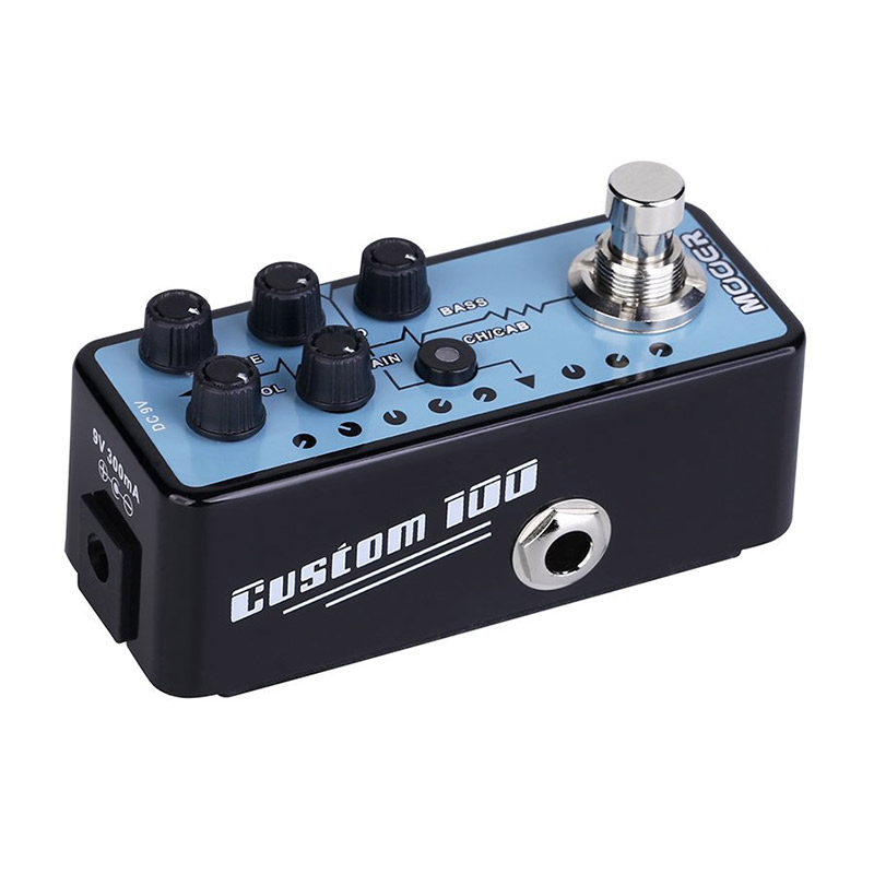 MOOER魔尔M018- CUSTOM 100数字前级箱头模拟效果器吉他单块_虎窝淘
