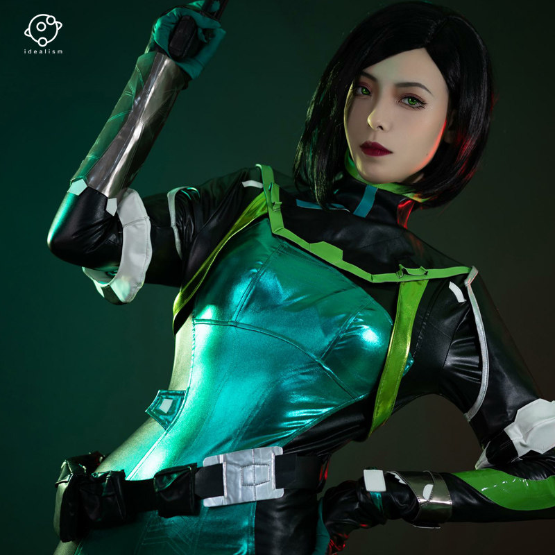 理想VALORANT VIPER无畏契约毒蛇cos服特工动漫游戏cosplay服装女_虎窝淘
