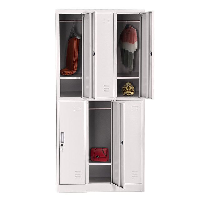 New six-door steel locker employee cabinet iron employee storage ...