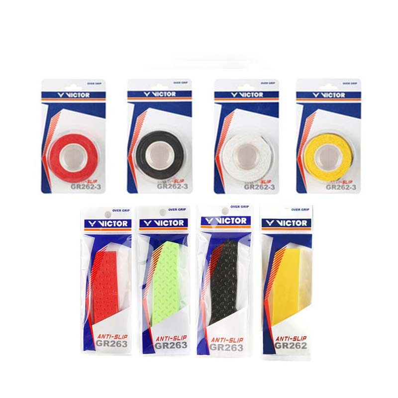 VICTOR胜利羽毛球拍手胶GR262-3手胶GR233-3维克多吸汗带三条装_虎窝淘