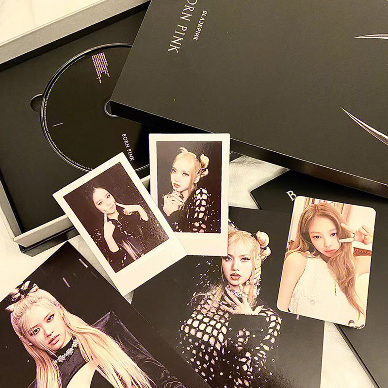 现货 BLACKPINK专辑粉墨正规二 BORN PINK CD官方小卡写真周边_虎窝淘