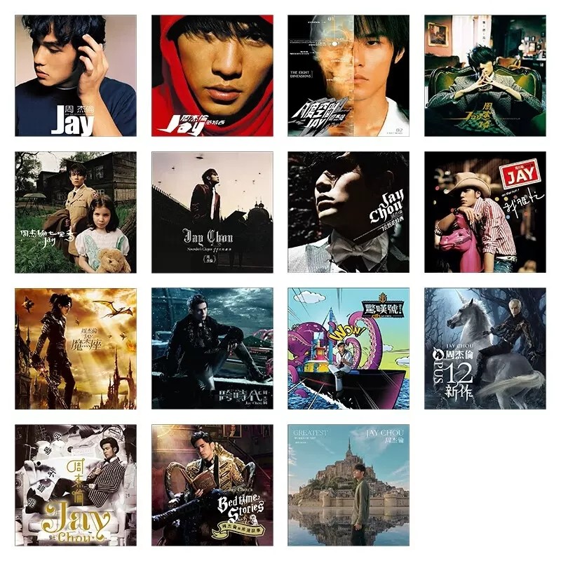 Jay周杰伦专辑正版全套范特西/七里香/叶惠美唱片歌词本周边_虎窝淘