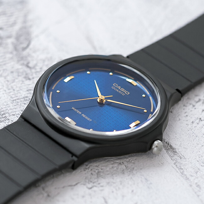 卡西欧手表CASIO MQ-76-2A兰色百搭学生简约网红小黑表防水表_虎窝淘