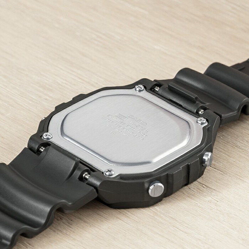 卡西欧手表CASIO W-218H-1A户外运动时尚腕表复古方块防水电子表_虎窝淘